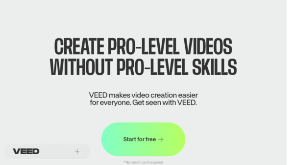 VEED.IO - Logiciel IA pour créer des vidéos - IA Campus
